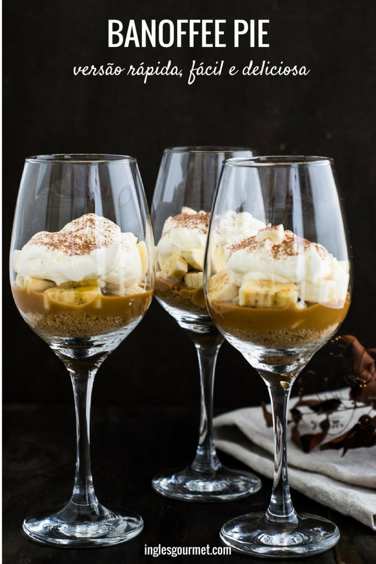 Receita de Banoffee Pie: versão rápida, fácil e deliciosa - Inglês Gourmet